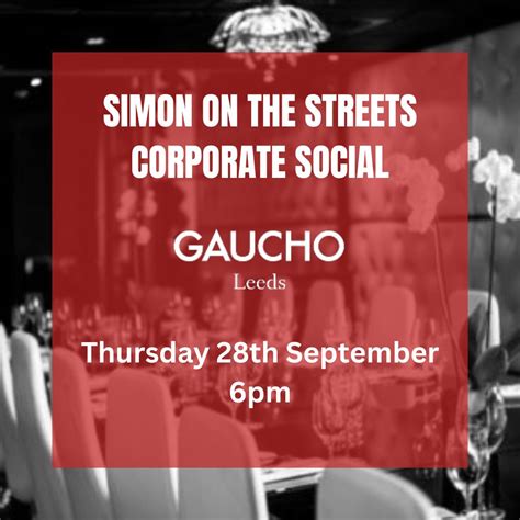 Natalie Moran On Linkedin Simon On The Streets Corporate Social September