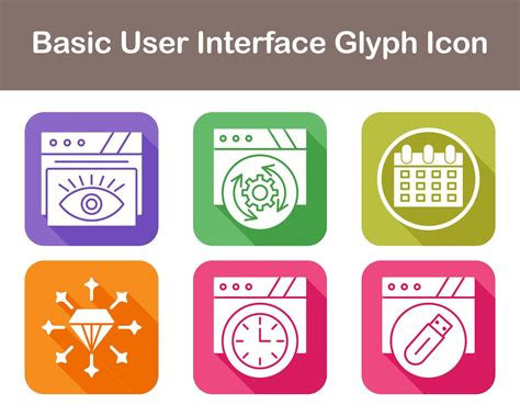 Basic User Interface Vector Icon Set 21498530 Vector Art At Vecteezy