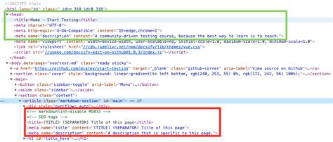 Improved Seo Meta Tags Support · Issue 1235 · Docsifyjsdocsify · Github