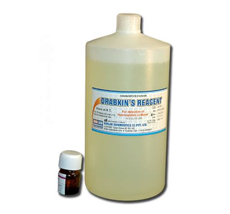 Drabkins Solution With Standard For Hb