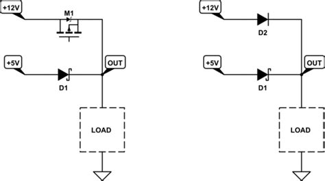 Mosfet Automatic Power Select Circuit Between 5v Usb And Lipo Source