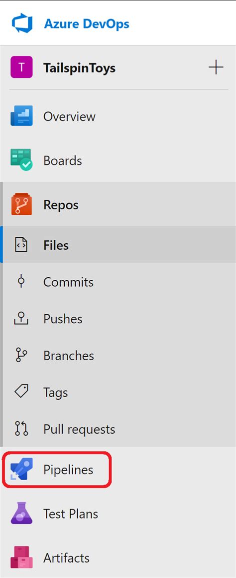 Azure Devops Left Nav Files