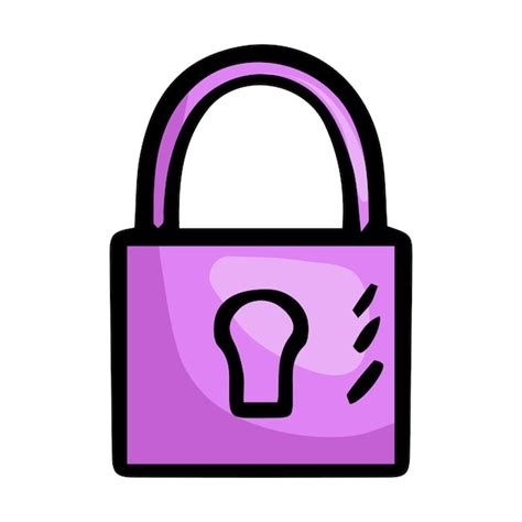 premium vector secure lock symbol safety and privacy