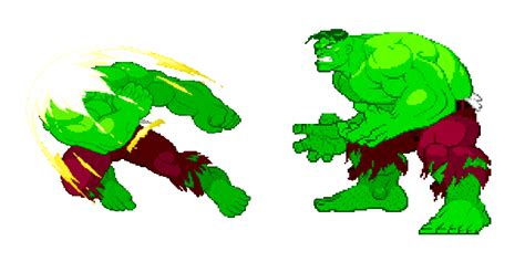 Hulk Fight Pixel Animated Cursor Hulk Cursors Sweezy Cursors