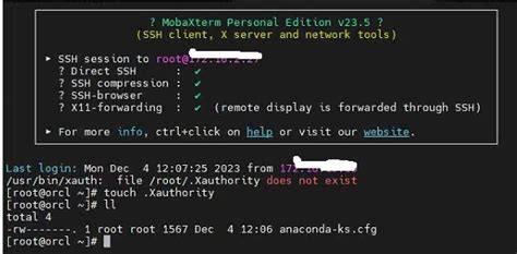Linux Ssh 提示usrbinxauth File Rootxauthority Does Not Exist