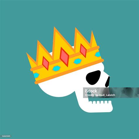 왕 두개골 왕관에 있는 해골의 머리 벡터 일러스트 레이 션 고대의에 대한 스톡 벡터 아트 및 기타 이미지 고대의 고딕 양식 로고 Istock