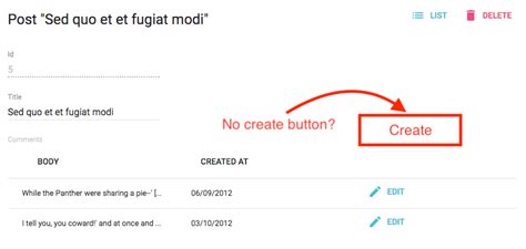 Example How To Add A Create Button With A Referencemanyfield · Issue 1402 · Marmelabreact