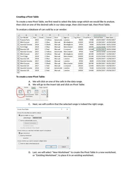 Pivot Table Sample Pdf Information Science Information Technology