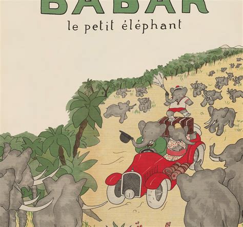 Babar Vintage Art 00109 Unframed Pretty In Print Art Ltd
