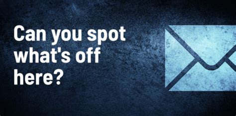 How To Spot A Suspicious Email