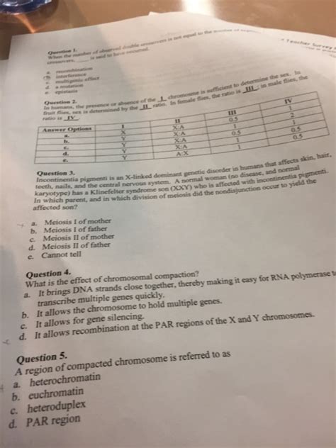 Solved Fruit Flies Sex Is Determined By The L Ratio Is Y Chegg Com