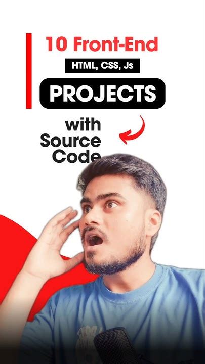 10 unique frontend projects with source code shorts frontend html