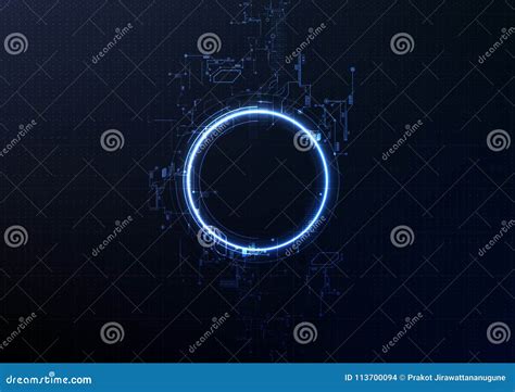 Intelligent Interface Concept Landing Page Vector Illustration 182090840