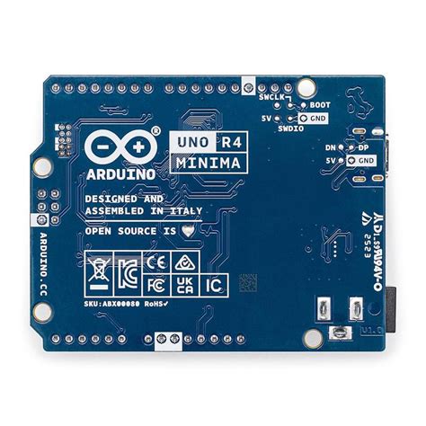 Arduino Uno R4 Minima [abx00080] アルディーノ Renesas Ra4m1 Usb C、can、dac