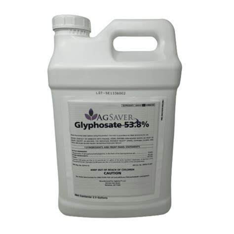 Agsaver 538 Glyphosate 25 Gallons Size Chemical Warehouse