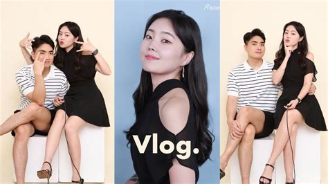 눈 떠보니 1000일♥️ 1000일 기념 커플 서울 여행 브이로그 협찬받고 프로필촬영커플촬영 했어요 셀프사진관