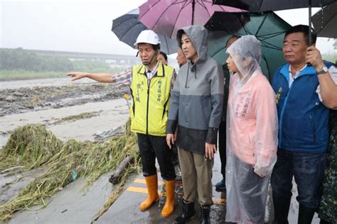 凱米颱風造成多處災情 許縣長埔里勘災 台灣華報