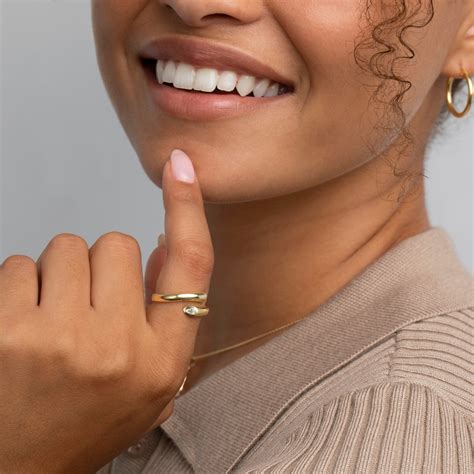 Wrap Around Ring 14k Solid Gold Wrap Around Ring 10k Gold Rings 8k