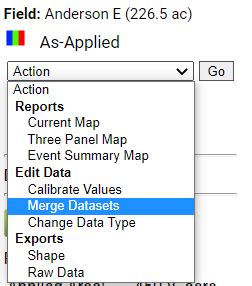 Merging As Applied Data Sets FieldAlytics Help