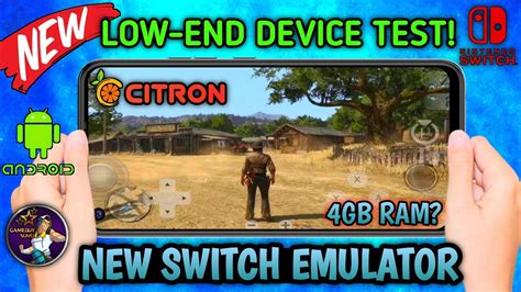 Citron Emulator For Android Low End Device Test Youtube