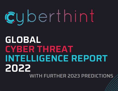 Global Cyber Threat Intelligence Report 2022 With Further 2023 Predictions Cyberthint