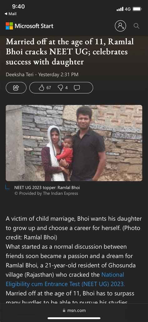 Ip Ca Chhavi Pandey On Linkedin Perseverance And Not Letting Dreams Go News Like This Always