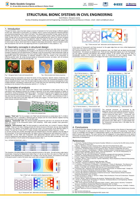 Pdf Structural Bionic Systems In Civil Engineering
