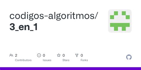 GitHub Codigos Algoritmos En