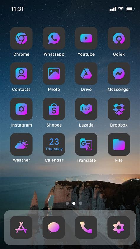 Wow Moonlight Stars Icon Pack For Android Download