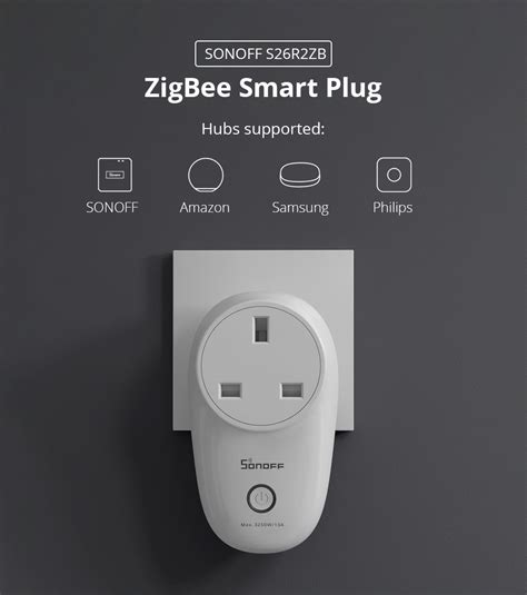 SONOFF S26R2ZB ZigBee Smart Plug UK DE FR Standard