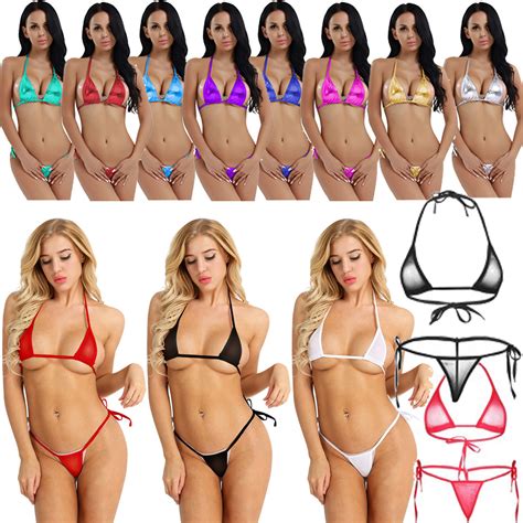 Sexy Bikini Two Piece Set Sexy Swimwear Thong Swimsuit Girls Beach