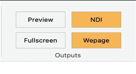 NDI Output PresentationTools