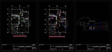 Electrical Installations In Housing Dwg Block For Autocad