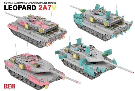 Ryefield Models 1 35 Leopard 2a7v With Workable Tracks Rm5109 Ultimate Modelling Products