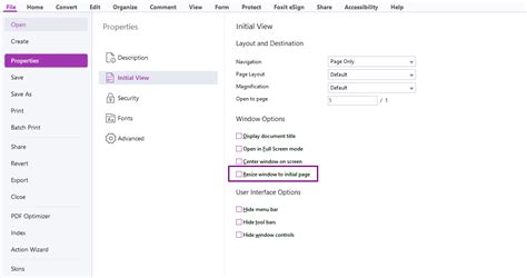 Preventing The Resizing Of Foxit Pdf Editor Program Window When Opening