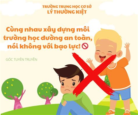 Thcs 📣 Cùng Nhau Xây Dựng Môi Trường Học đường An Toàn Nói Không Với Bạo Lực 🚫 Bạo Lực Học