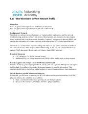 Wireshark For Network Traffic Analysis Course Hero