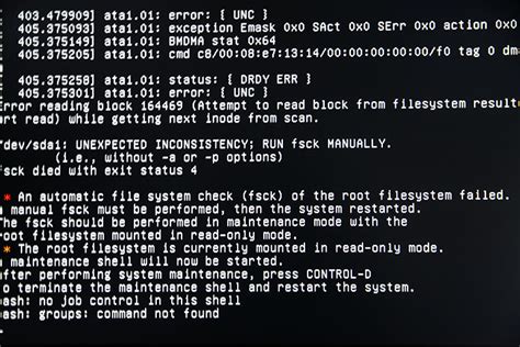 Filesystems Can I Recover From A System Disk Error On Ubuntu Linux Unix Linux Stack Exchange