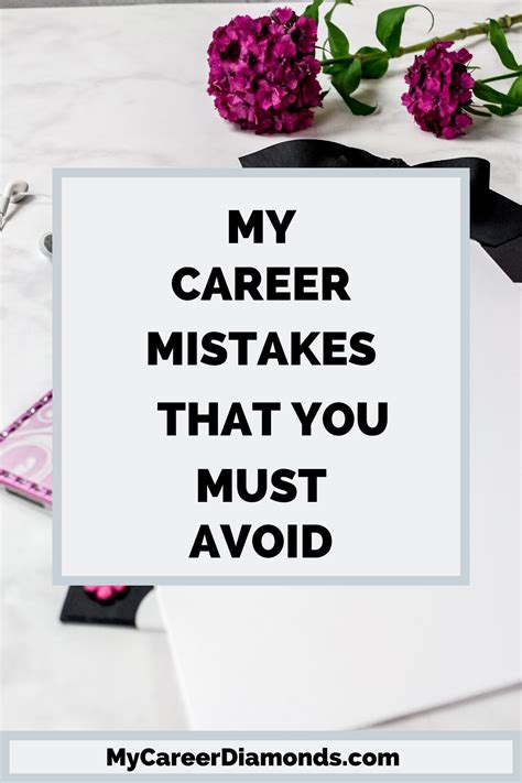 my career mistakes you must avoid artofit