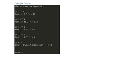 Solved Program Terminal Calculatorwrite A Python Program