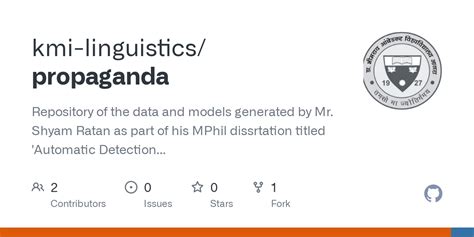 Github Kmi Linguisticspropaganda Repository Of The Data And Models