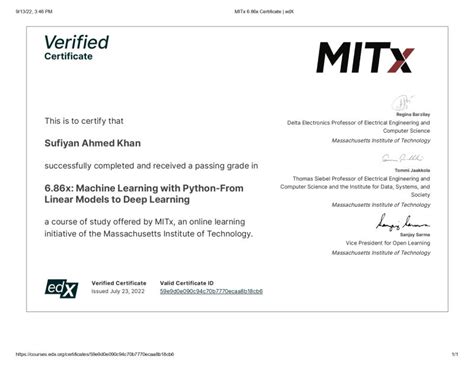 Sufiyan Ahmed Khan On Linkedin Micromasters Mit Datascience Python