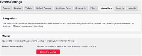 How To Connect The Meetup API To A WordPress Site The Events Calendar