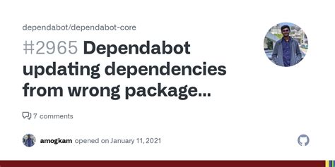 Dependabot Updating Dependencies From Wrong Package Manager · Issue 2965 · Dependabot