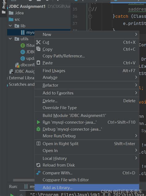 Mysql Connector Java的导入java怎么导入mysql Connect Java Csdn博客