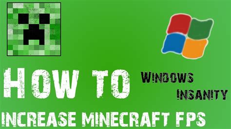 HOW TO Increase Improve Minecraft FPS YouTube