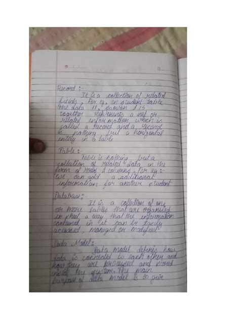 Computer It Class 10 Dbms 3 Pdf