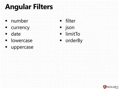 Angularjs Filters Ppt