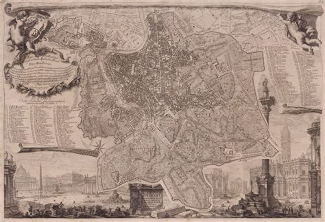 중소도시포럼 Nolli Map과 축소도시 2 Giambattista Nolli의 1748년 Rome