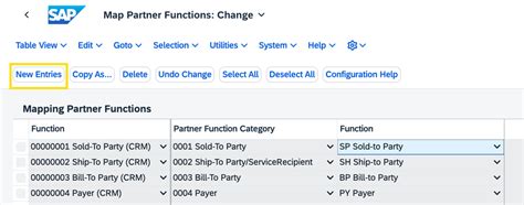 Defining Custom Partner Functions For Bdrs And Inv Sap Community